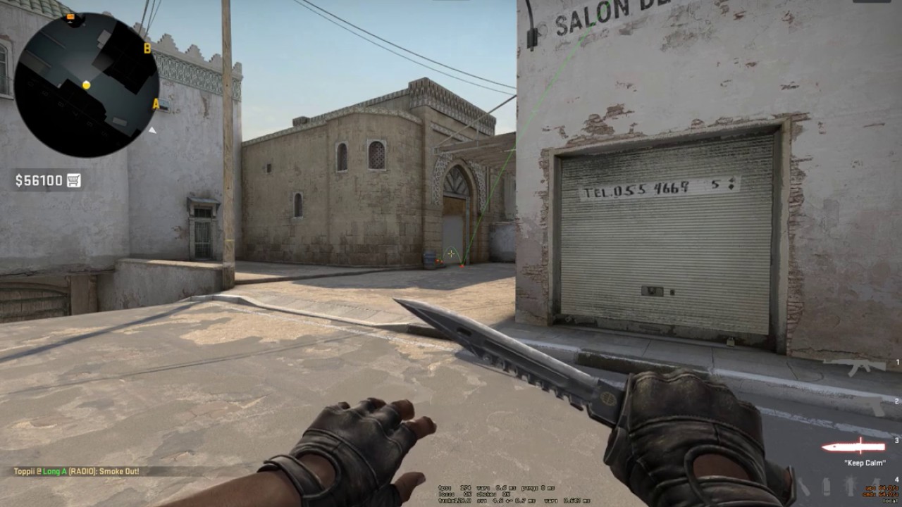 [DUST2] LONG HOUSE SMOKE FROM CAR - YouTube
