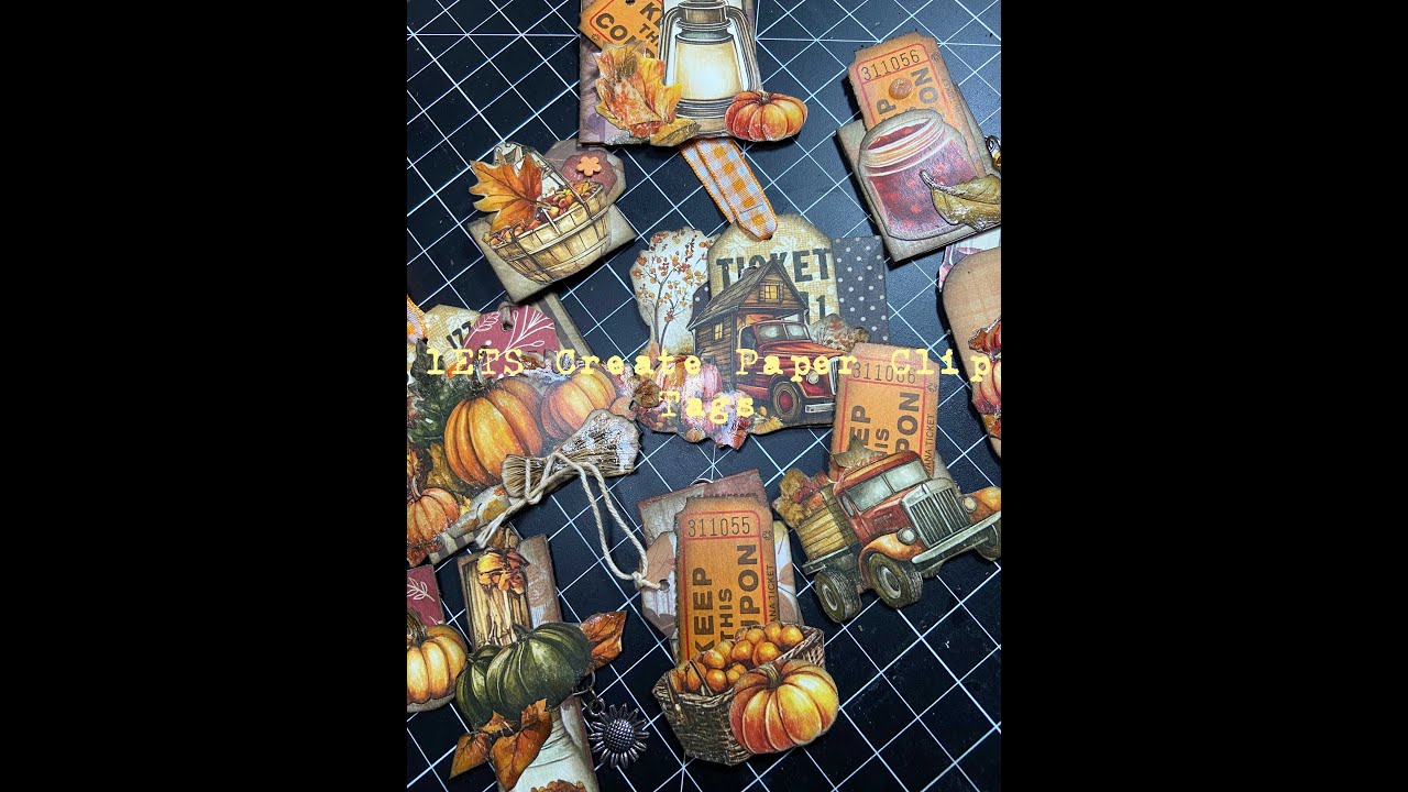 FUN and EASY Paper Clip TAGS TUTORIAL - YouTube