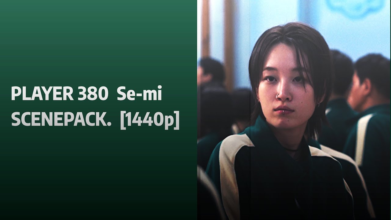 Player 380 scenepack [ 1440p ] Squid Game 2 - YouTube