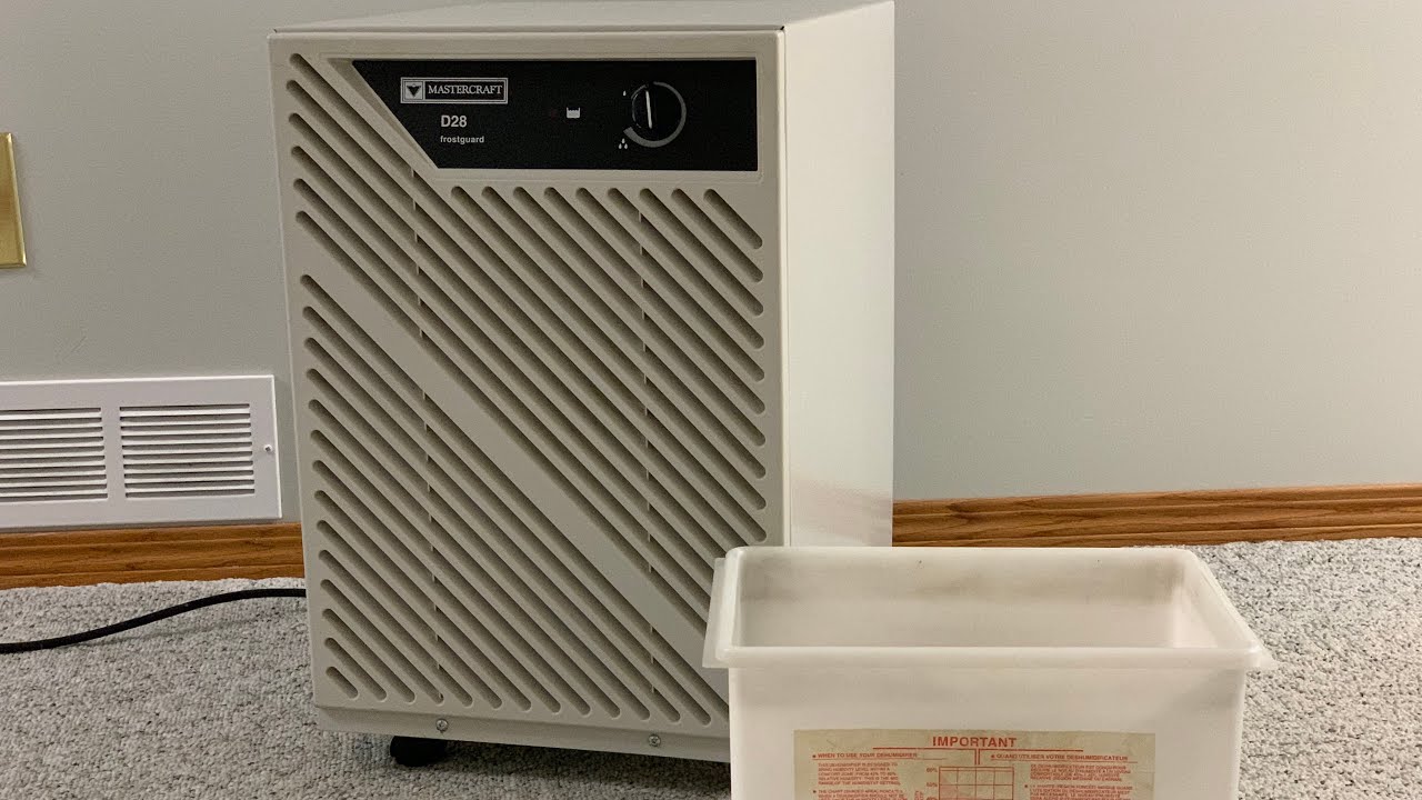 1998 Mastercraft D28 Dehumidifier - YouTube