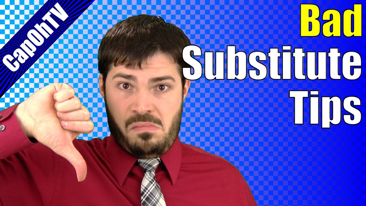 How to be a Bad Substitute Teacher || Bad Tips for Bad Subs - YouTube