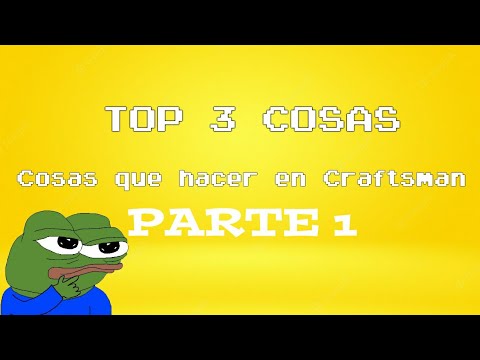 TOP 3 COSAS QUE PUEDES HACER EN *CRAFTSMAN* | @modrex - YouTube