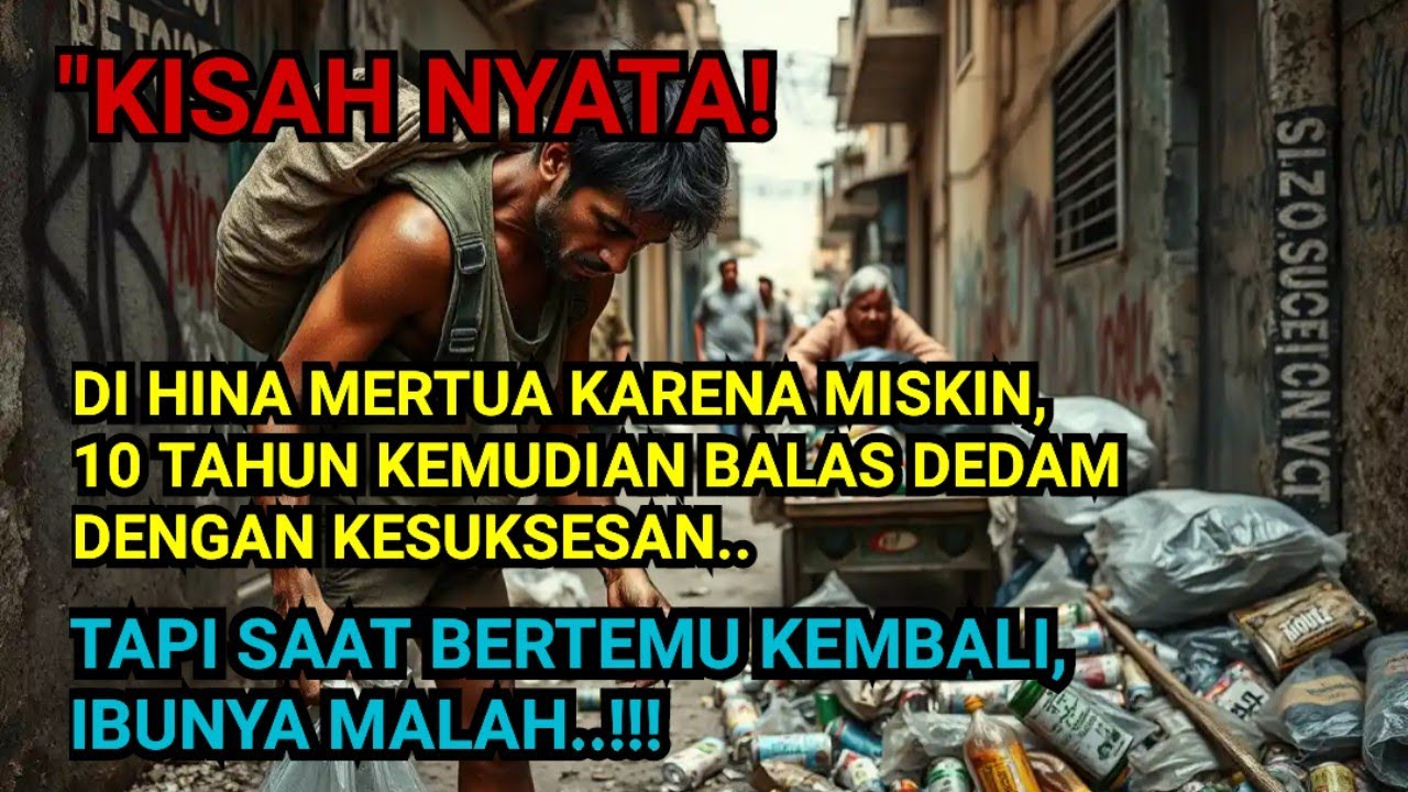 "KISAH NYATA! DIHINA MERTUA KARENA MISKIN, 10 TAHUN KEMUDIAN BALAS ...