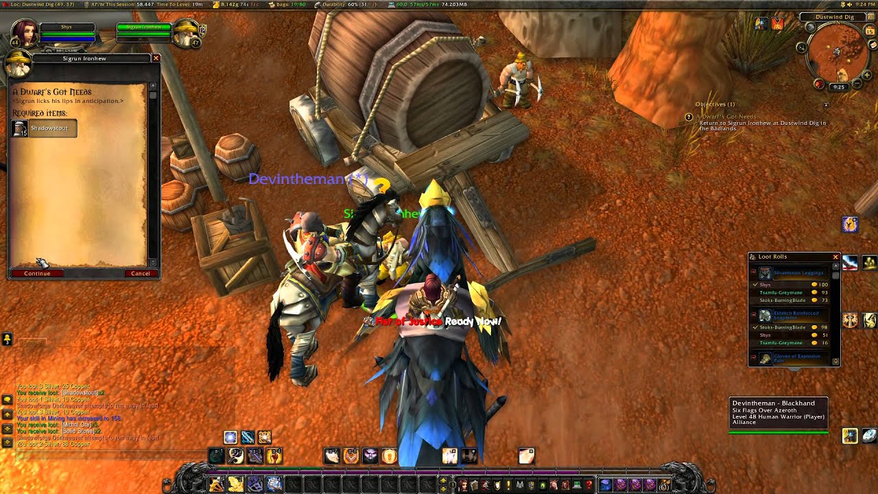 Let's Play World of Warcraft - Episode 22 - Badlands Questing ...