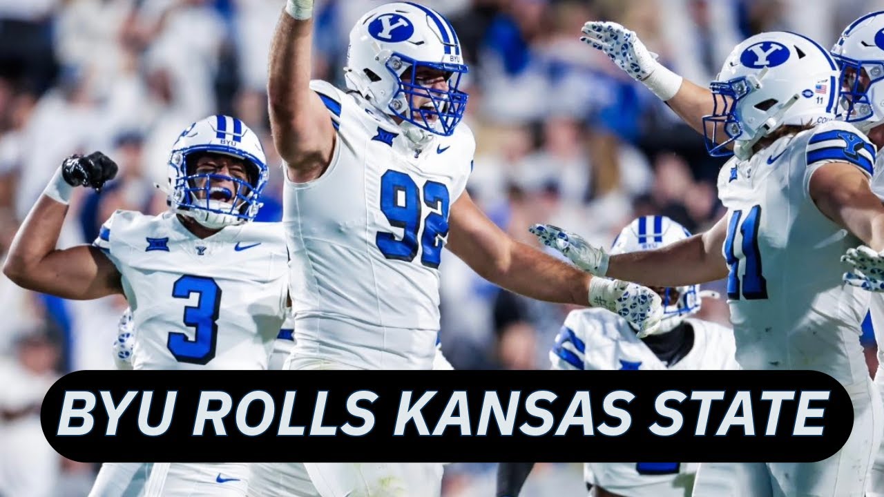 BYU Stuns Kansas State in Big 12 After Dark Showdown - YouTube