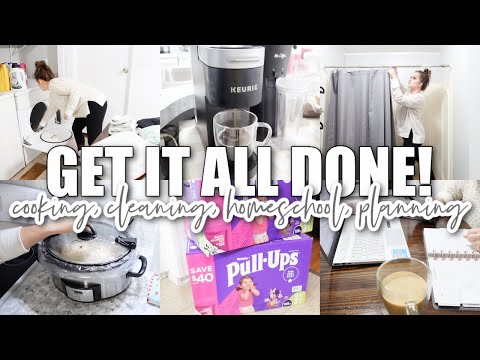 CLEANING MOTIVATION + CROCKPOT RECIPE + PLAN WITH ME \\\\ GET IT ALL DONE!!