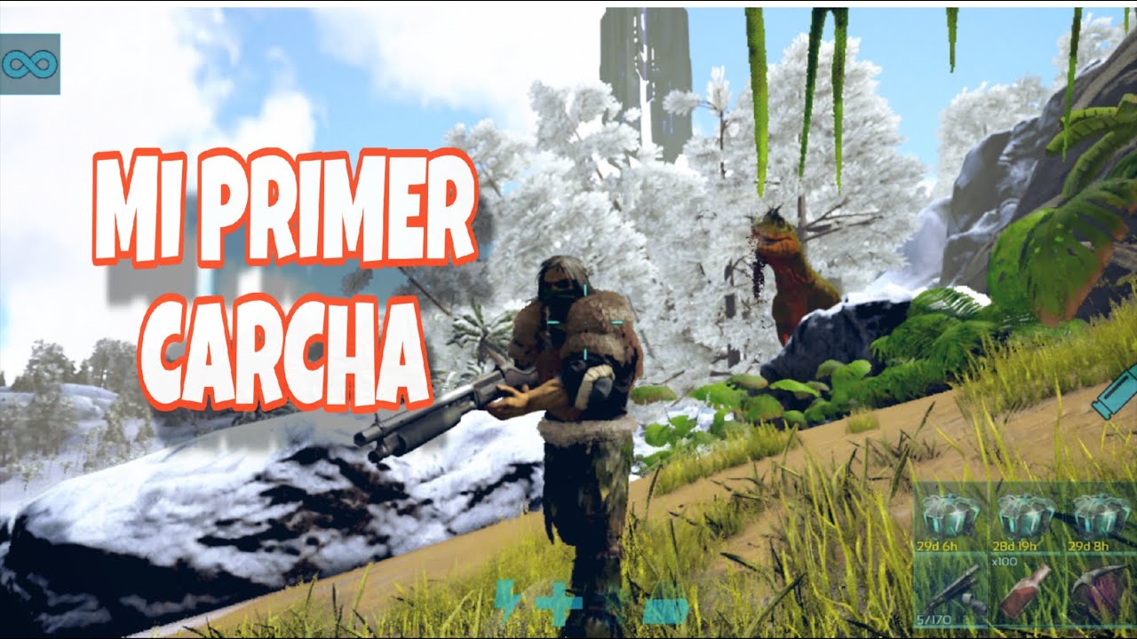 DOMESTIQUE MI PRIMER CARCHA EN ARK ULTIMATE - YouTube