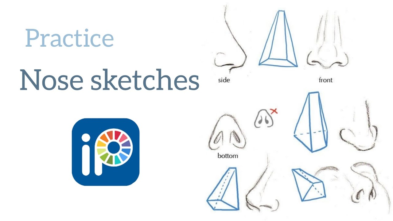 How to draw a nose | ibispaint - YouTube
