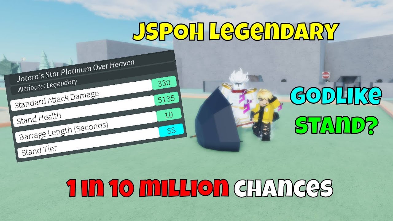 [stand upright: rebooted]Jotaro's starplatinum overheaven legendary ...