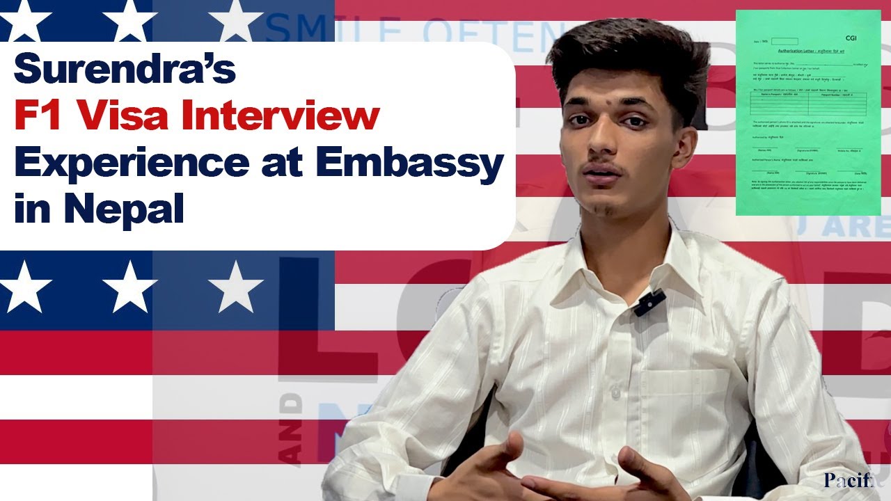 (In Nepali) USA Visa Interview Experience ( US Student Visa F1 ) in ...