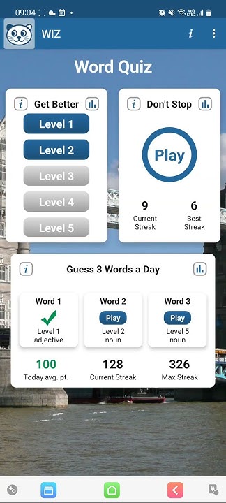 WIZ - Word Quiz - Guess 3 English Words a Day #5-129 - YouTube