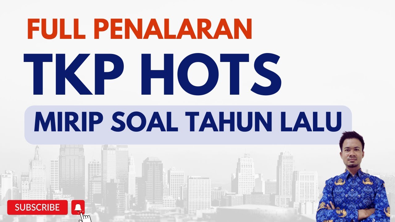 Pembahasan Soal TKP HOTS CPNS 2023 PPPK 2023 | Tembus Skor 200 - YouTube
