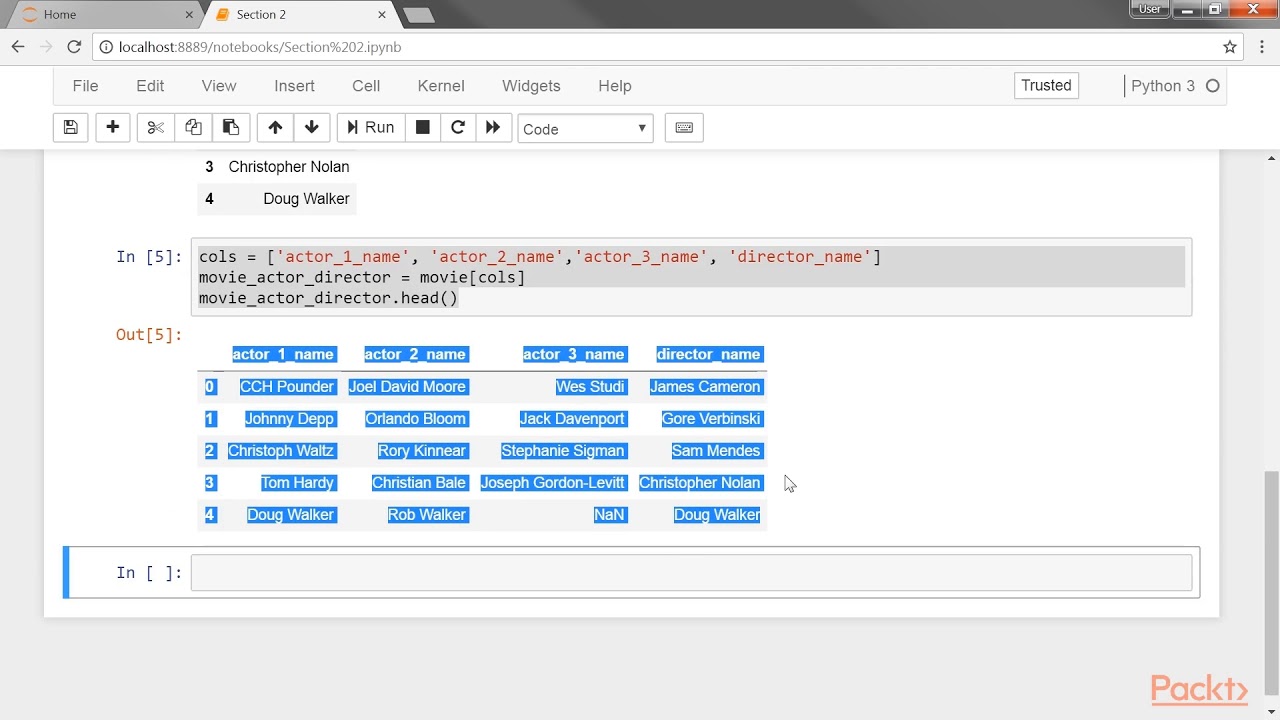 Data Analysis And Exploration With Pandas Selecting Multiple Dataframe Columns