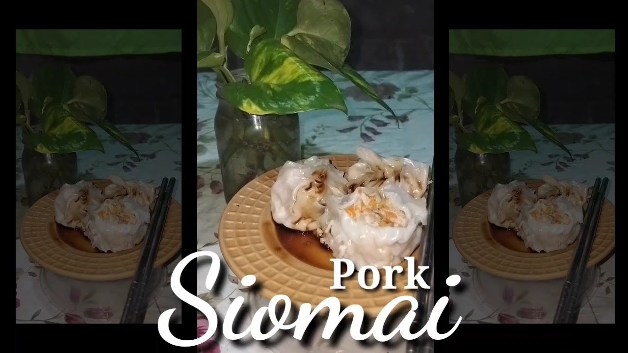 How To Make Pork Siomai (super easy) - YouTube