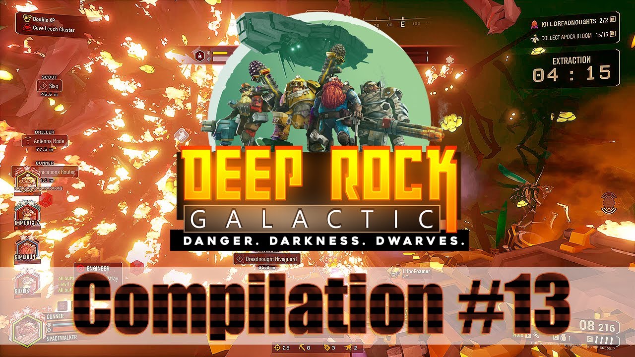 Deep Rock Galactic fun compilation - 13 - YouTube