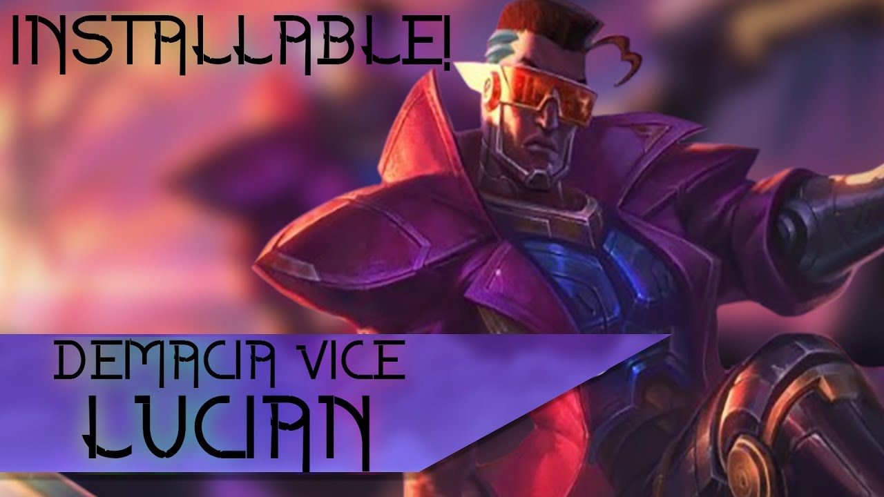 Demacia Vice Lucian: Custom Voice - YouTube