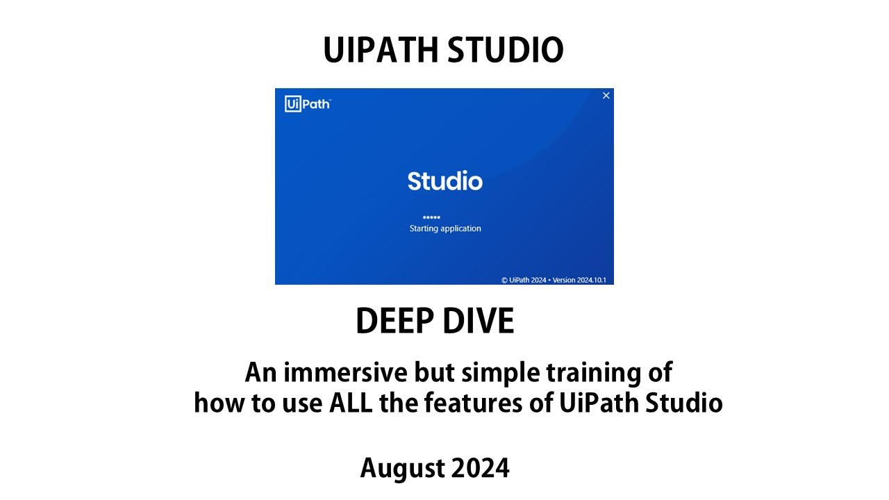 UiPath Studio Interface Overview 2025 Video 4: How to use the Data ...