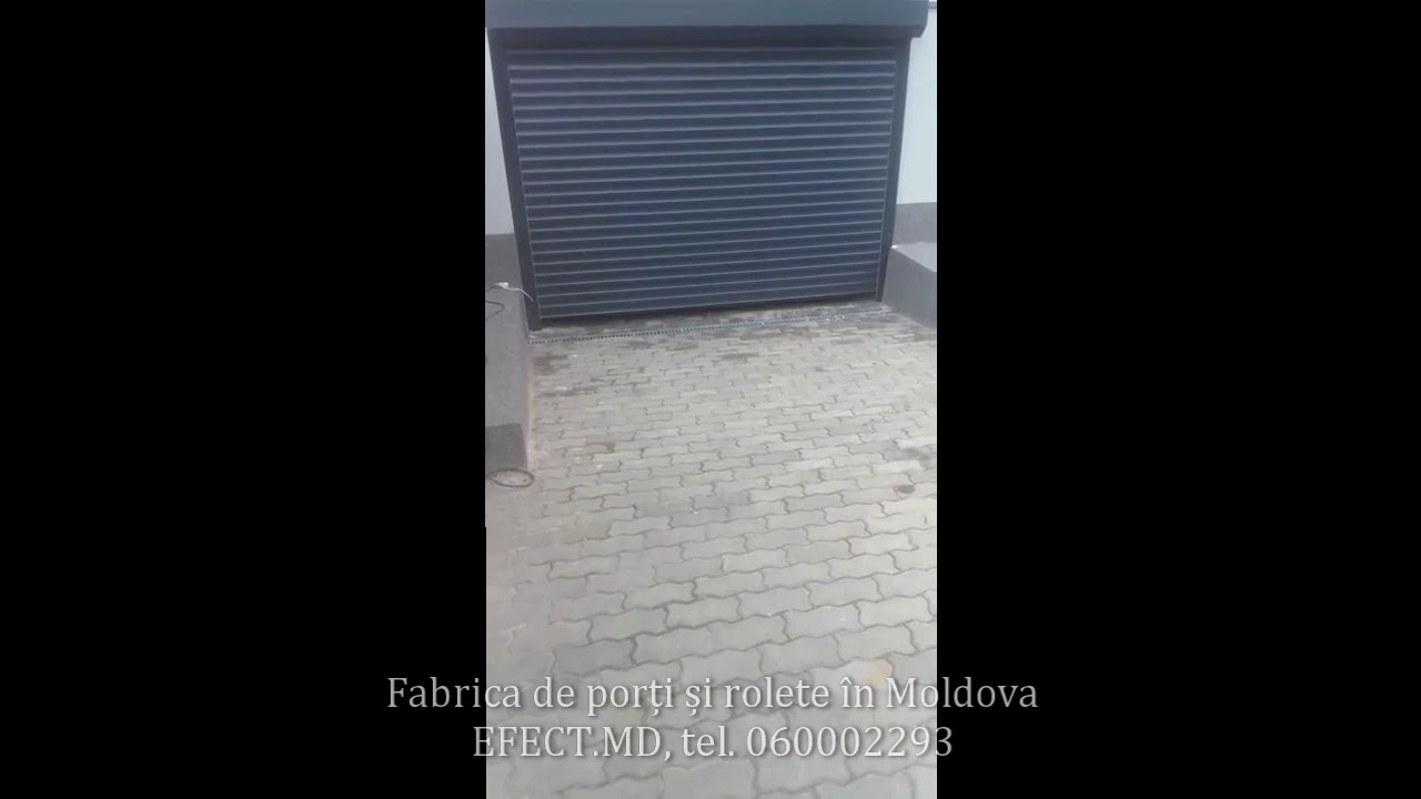Uși rolete automate la garaj. Fabrica de porți și rolete în Moldova ...