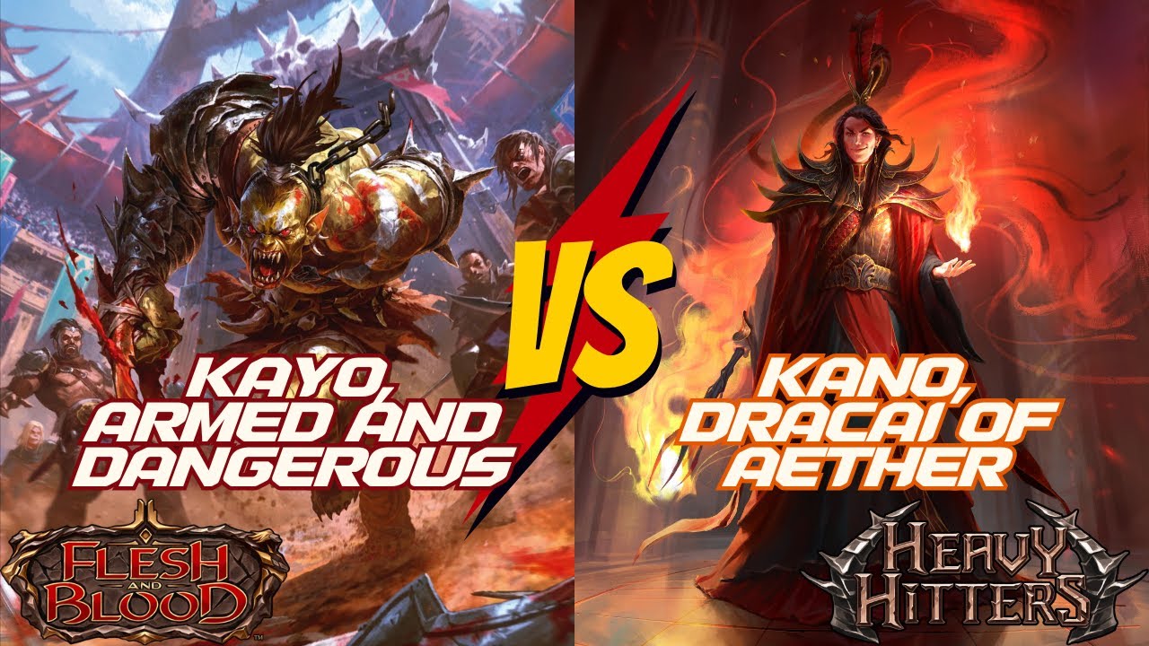 Daily FaB #170 | Kayo vs. Kano | Flesh and Blood | Heavy Hitters - YouTube