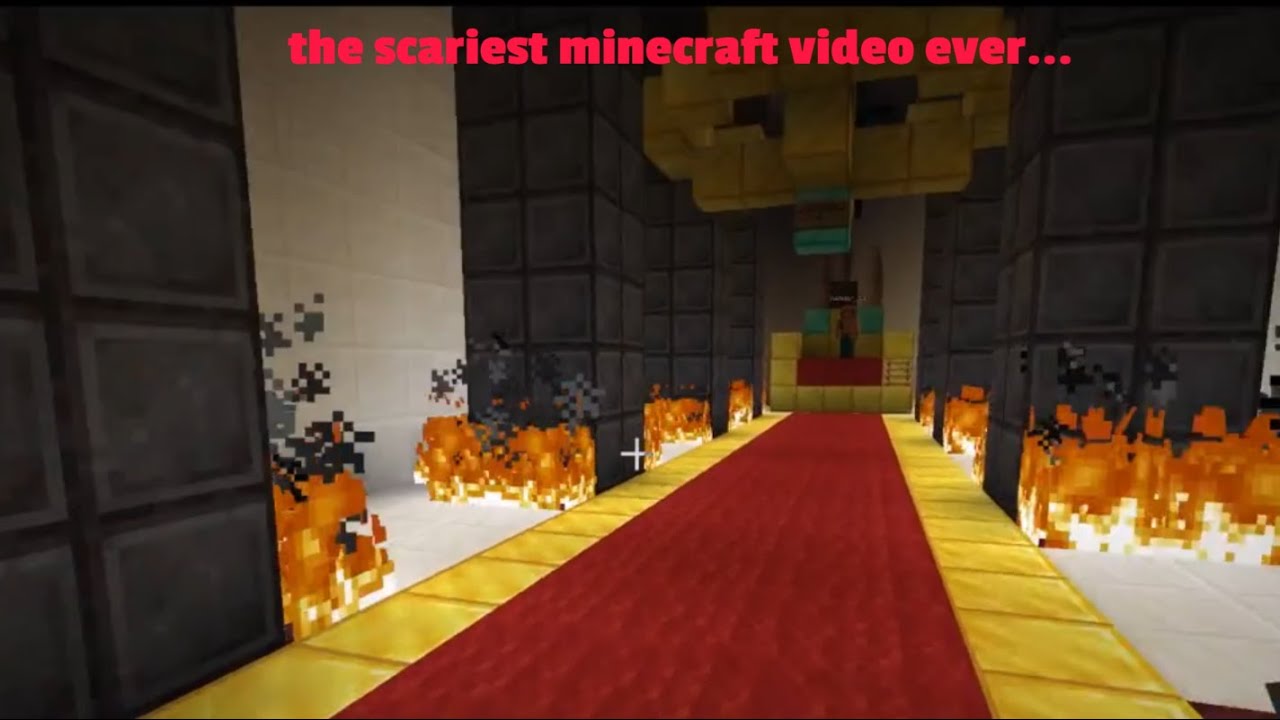 The scariest minecraft video EVER - YouTube