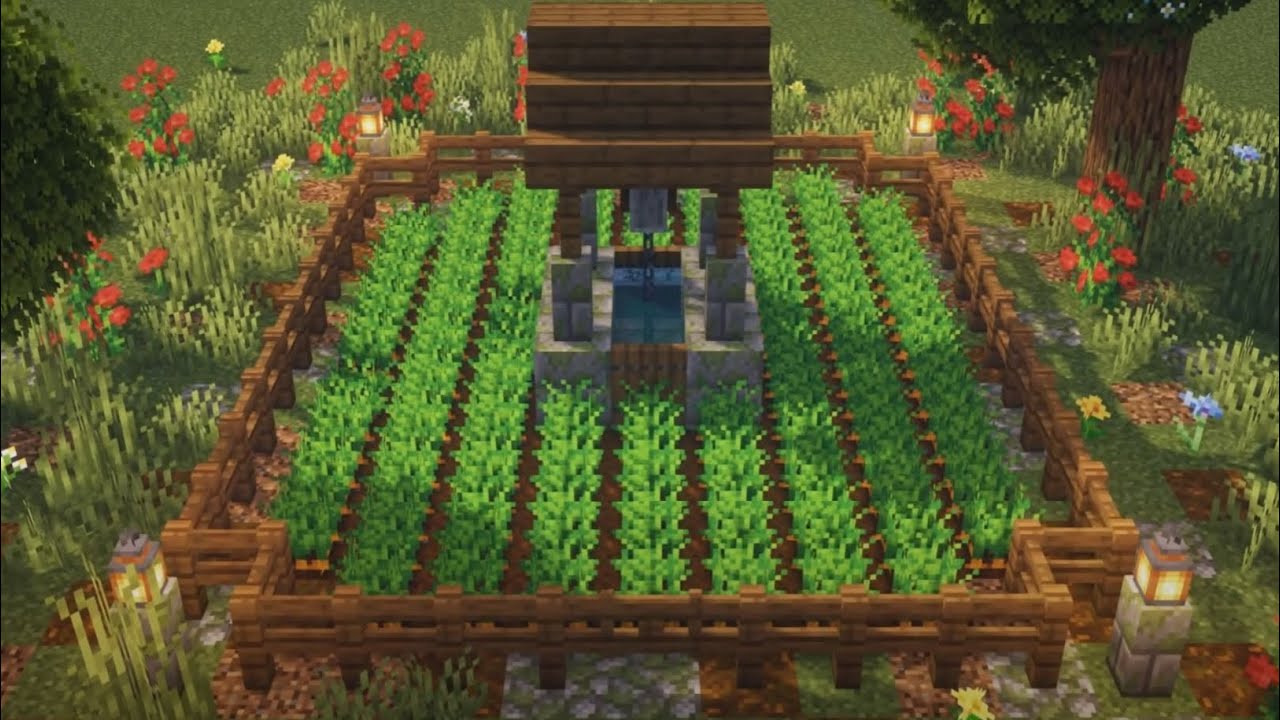 My 1st Farm In Minecraft 🤯| I Make My Beautiful Farm In Minecraft ...