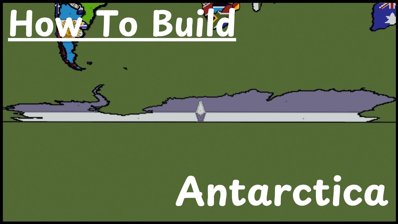 How To Build A Mini Scale World Map pt.38 Antarctica - YouTube