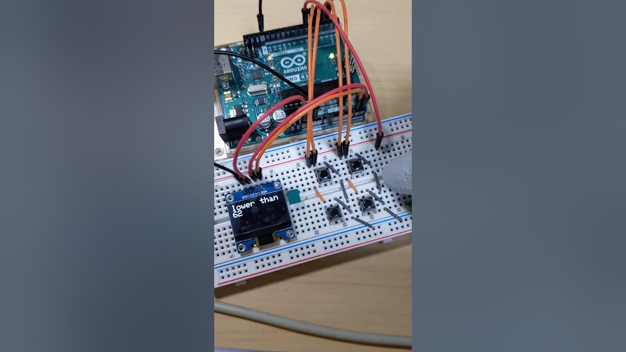 数字当てゲーム Guess the number #arduino #arduinoproject #electronics - YouTube