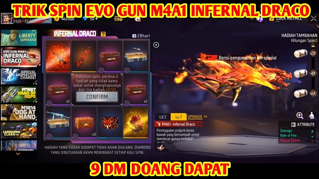 TRIK SPIN EVO GUN M4A1 INFERNAL DRACO | SPIN EVO GUN M4A1 - YouTube