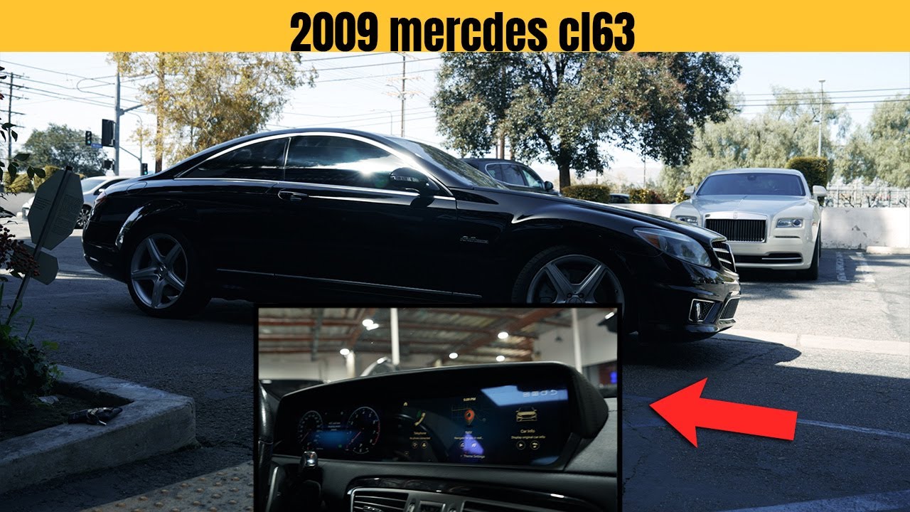 HEAD UNIT Transformation on the 2009 MERCEDES CL63 - YouTube