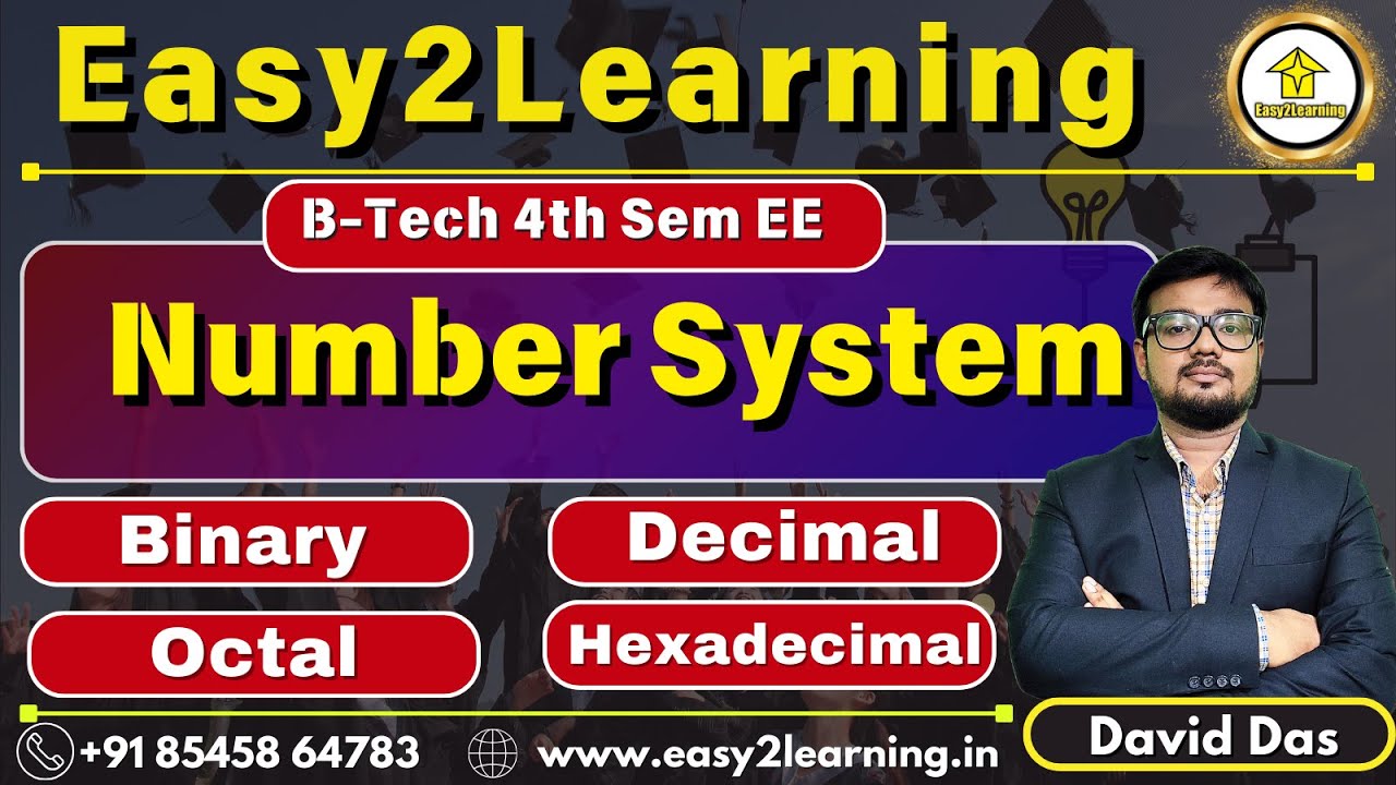 B-tech 4th Sem EE | Digital | Number System | by David Sir - YouTube