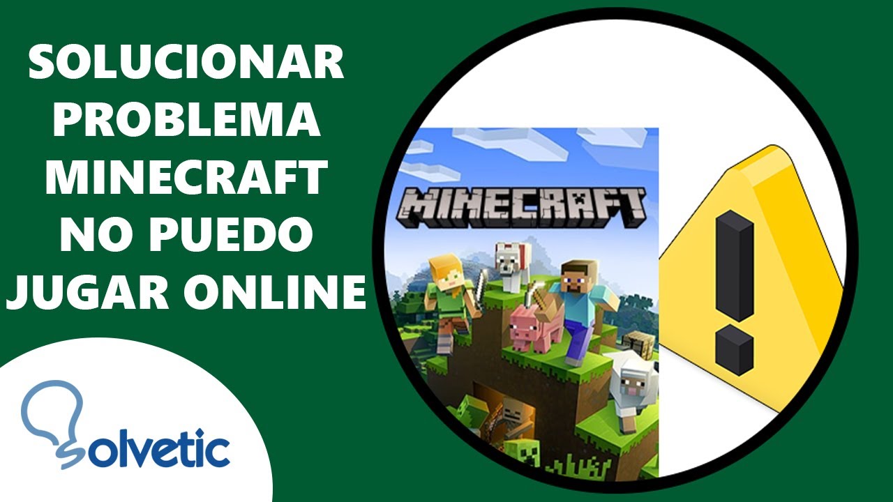 ⚠️ Cómo Solucionar el Problema de Minecraft No se Puede Jugar Online ️ ...