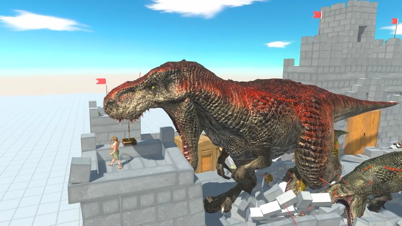GIANT T-REX - Animal Revolt Battle Simulator - YouTube