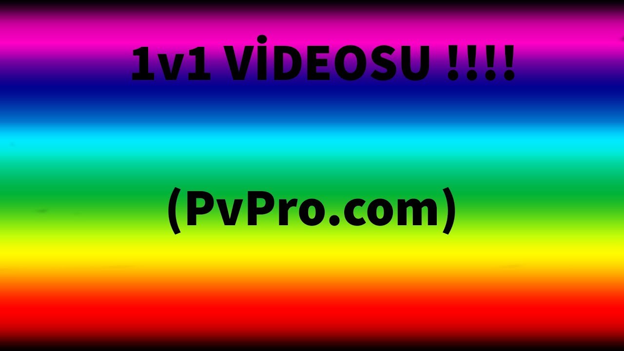 NASIL 1V1 ATILIR??!! (PvPro 1v1 Video) - YouTube