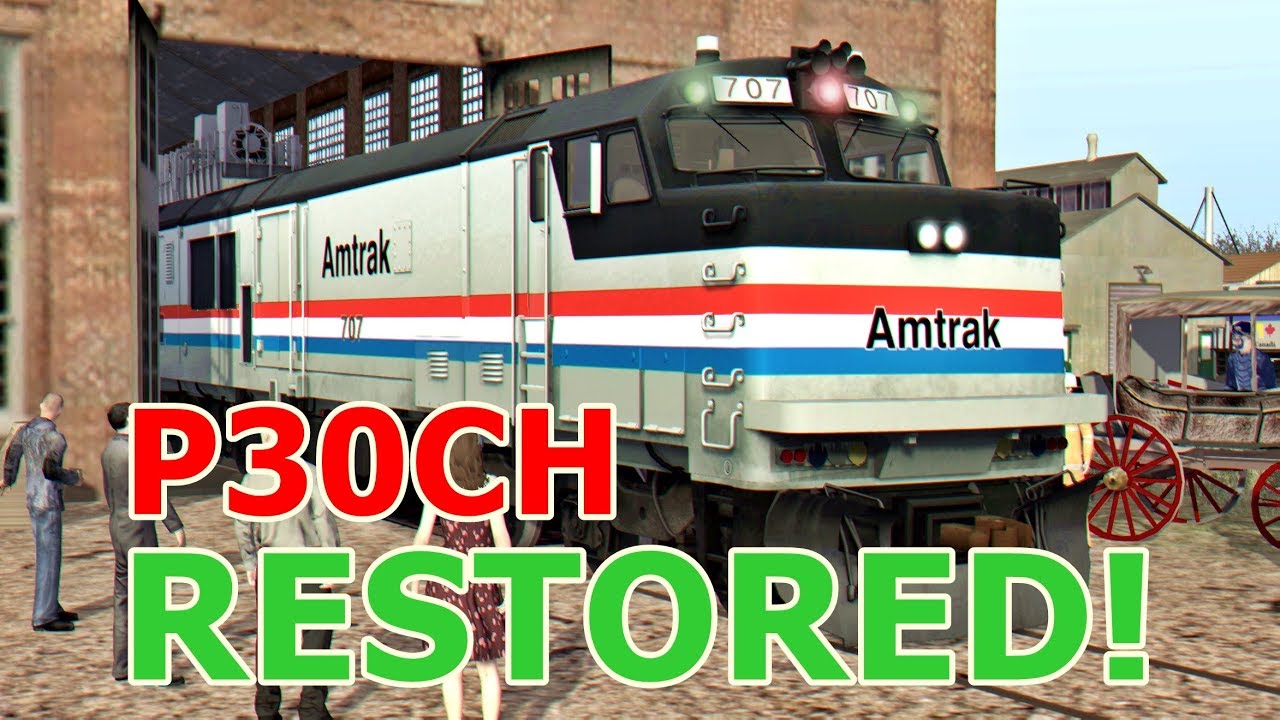 AMTRAK P30CH Restoration!😀 - YouTube