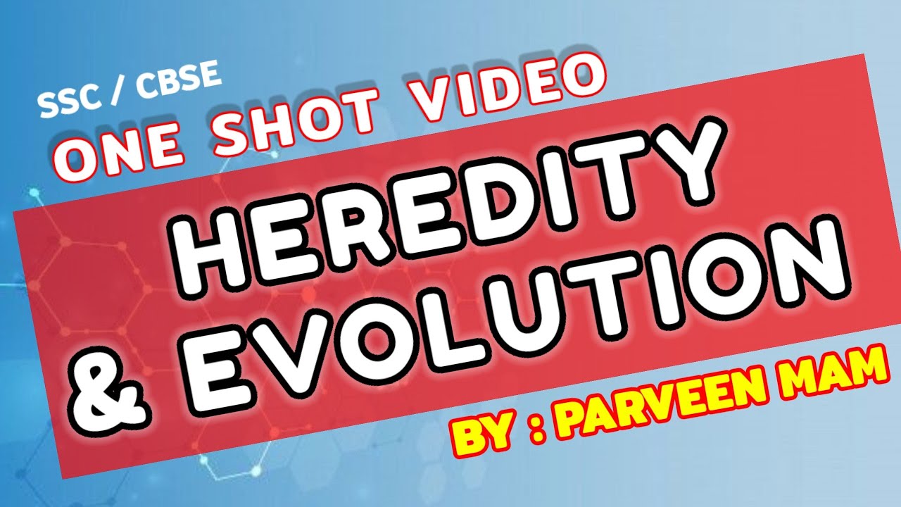 Heredity and evolution one shot video🧬heredity and evolution one shot ...