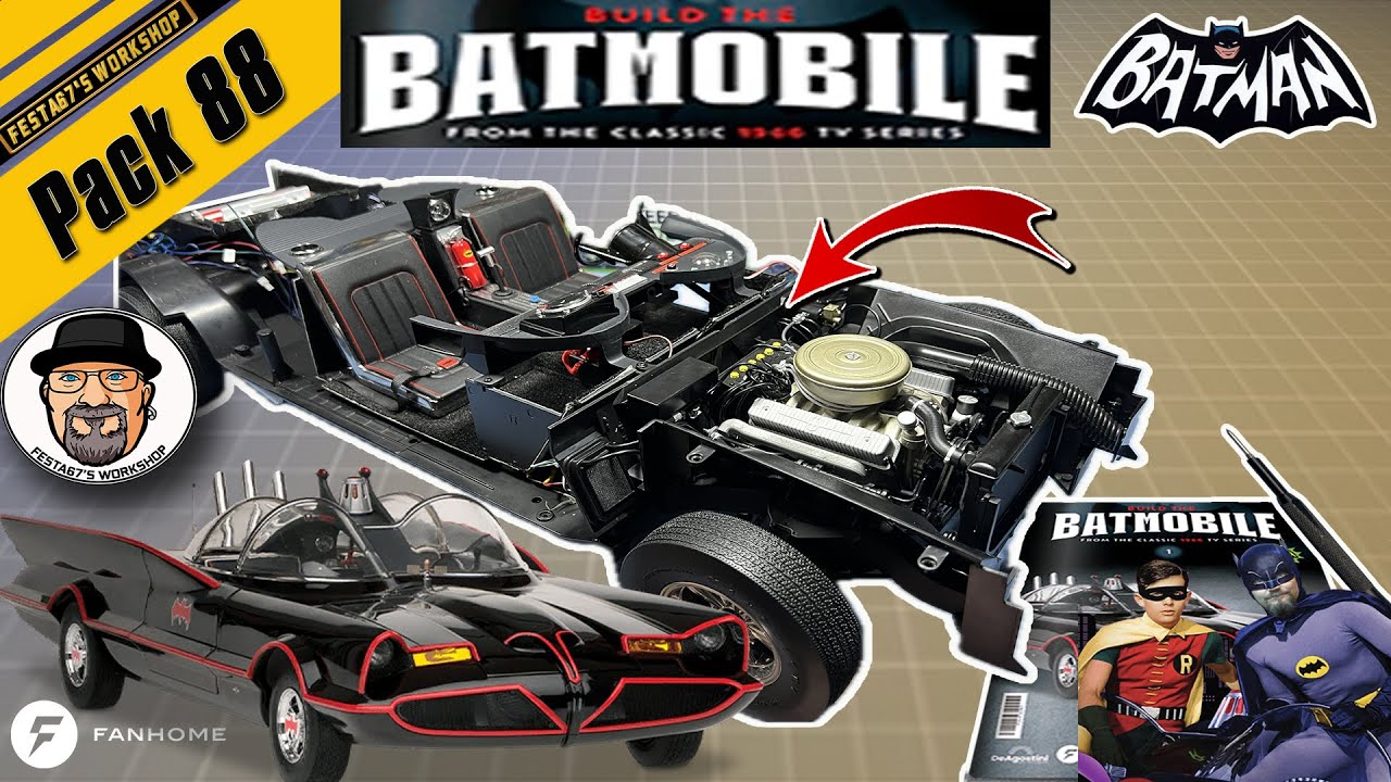 BUILD The 1:8 Scale 1966 BATMOBILE From Fanhome - Issue 88 - YouTube