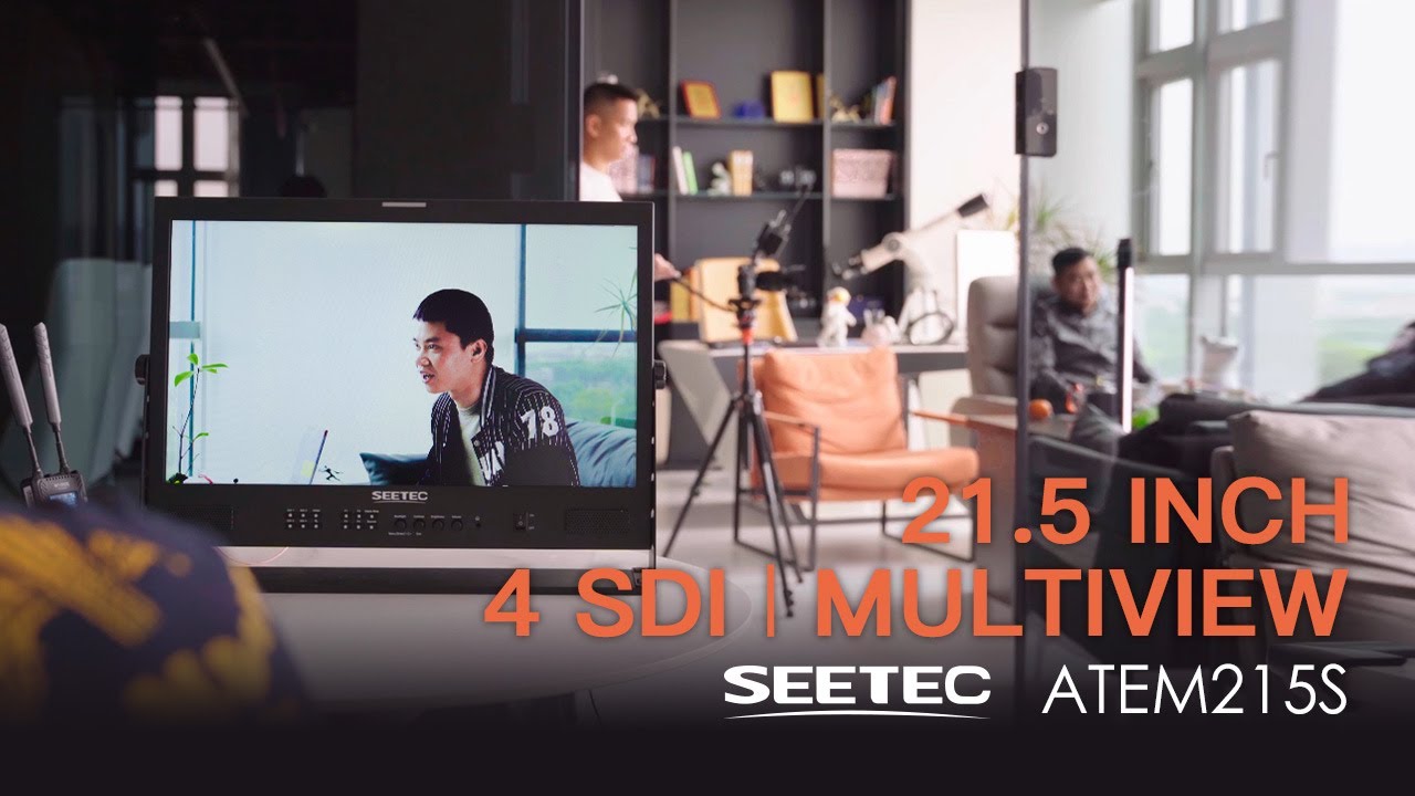 SEETEC ATEM215S DIRECTOR AND BROADCAST MONITOR WITH MULTIVIEW - YouTube