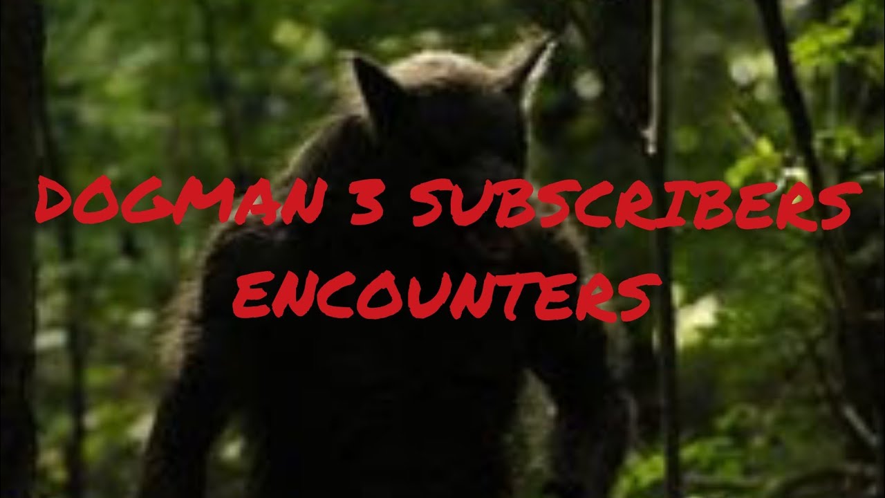 DOGMAN 3 SUBSCRIBER ENCOUNTERS - YouTube