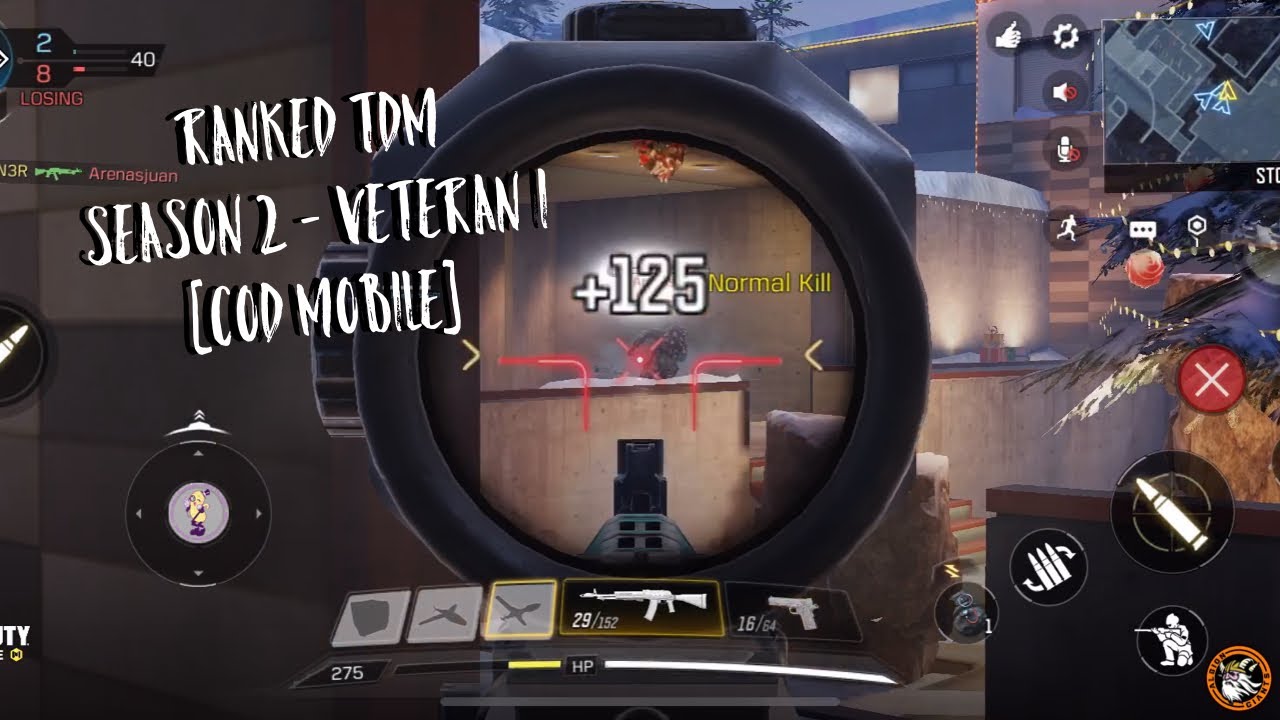Ranked TDM • Season 2 - Veteran I [CoD Mobile] - YouTube