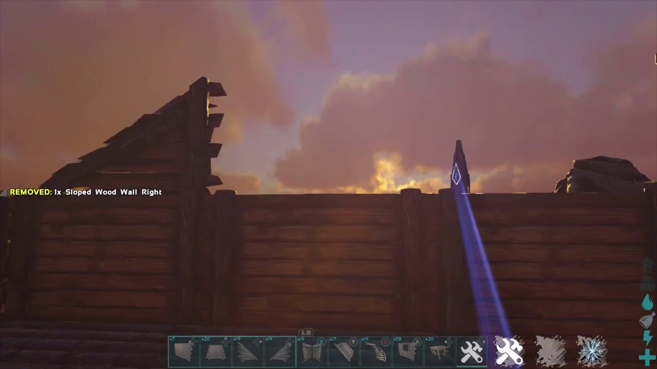 Ark: Wooden Hut (Speed Build) - YouTube