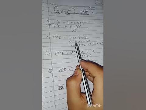 Learn how to convert °C into °F and °F into °C in an easy way - YouTube