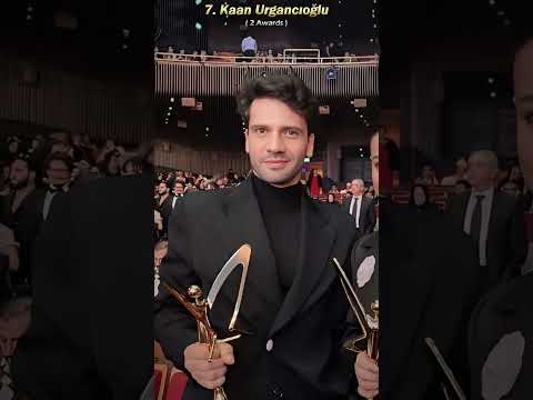 Top 10 Turkish Actors with Most Golden Butterfly Awards #shorts
