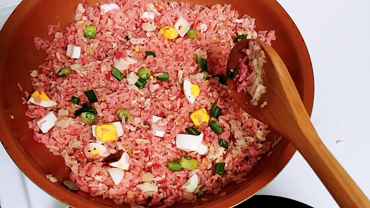 HOW I COOK FRIED RICE WITH SHRIMP PASTE/ALAMANG BAGOONG# ...