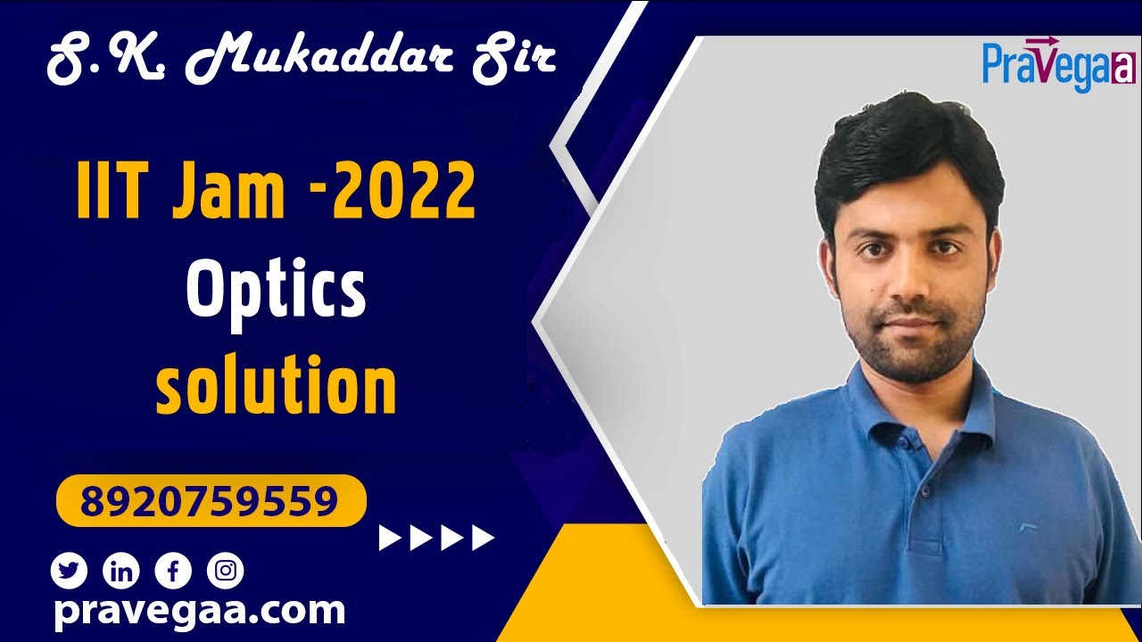 IIT JAM Physics 2022 Optics - YouTube