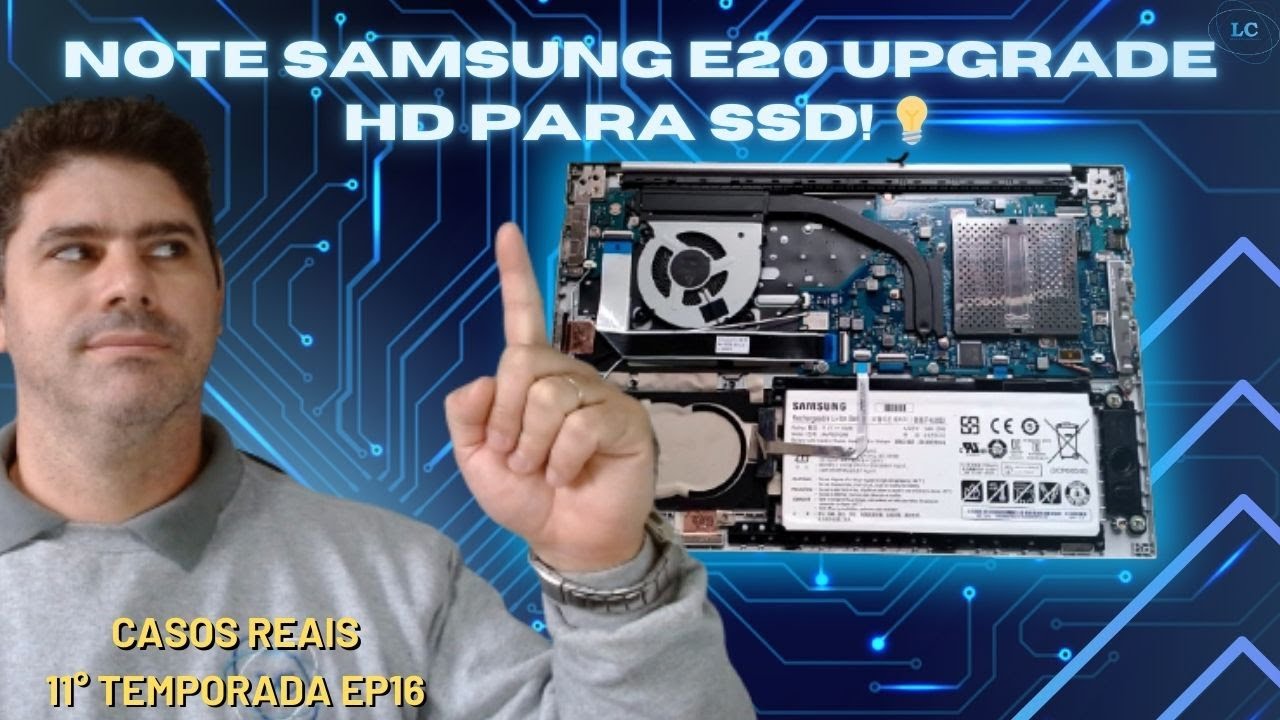 🚀 Notebook Samsung E20: Upgrade de HD para SSD - Aumento de Velocidade ...