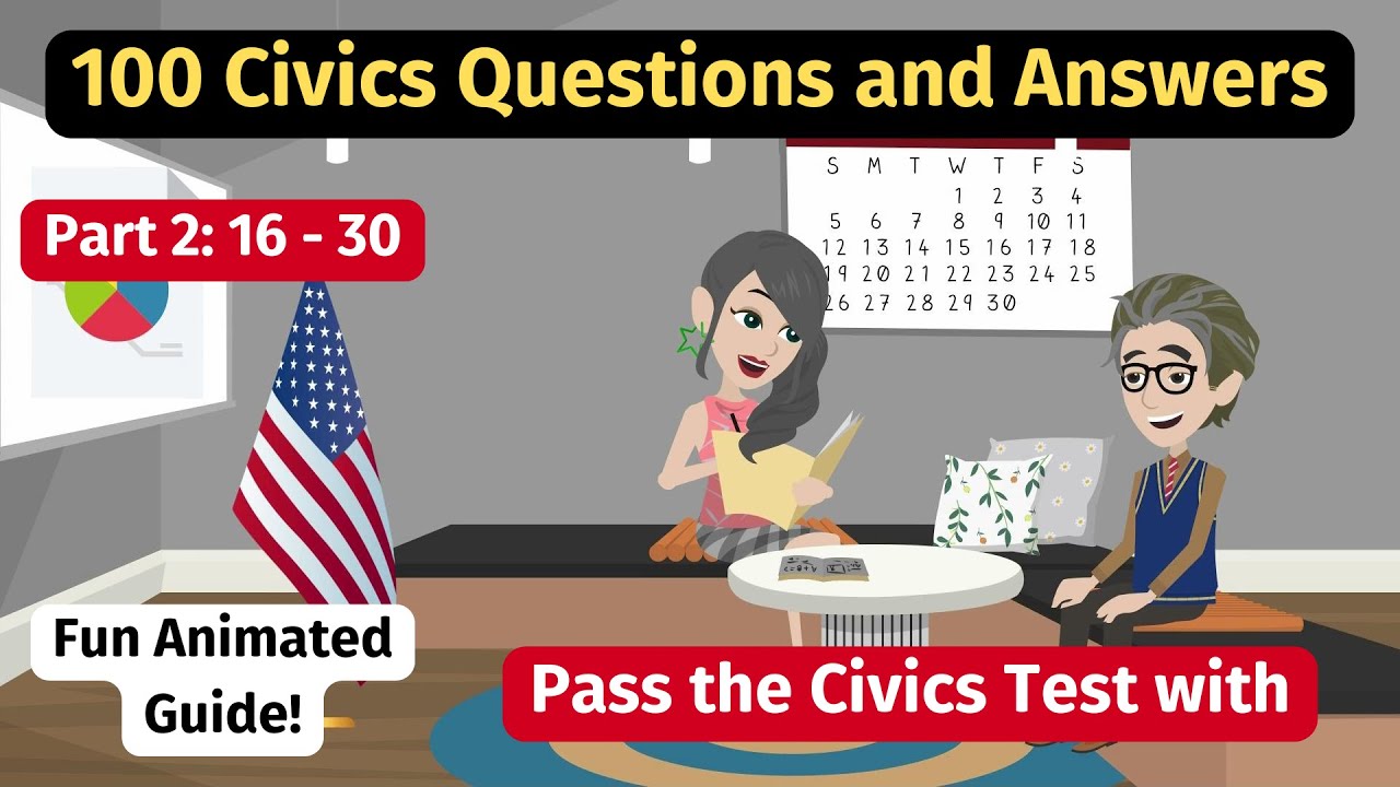 US Citizenship Test | Pass the Civics Test with 100 Civics Questions ...