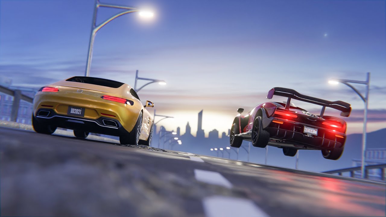 Blender Police-Car Chase Animation - YouTube
