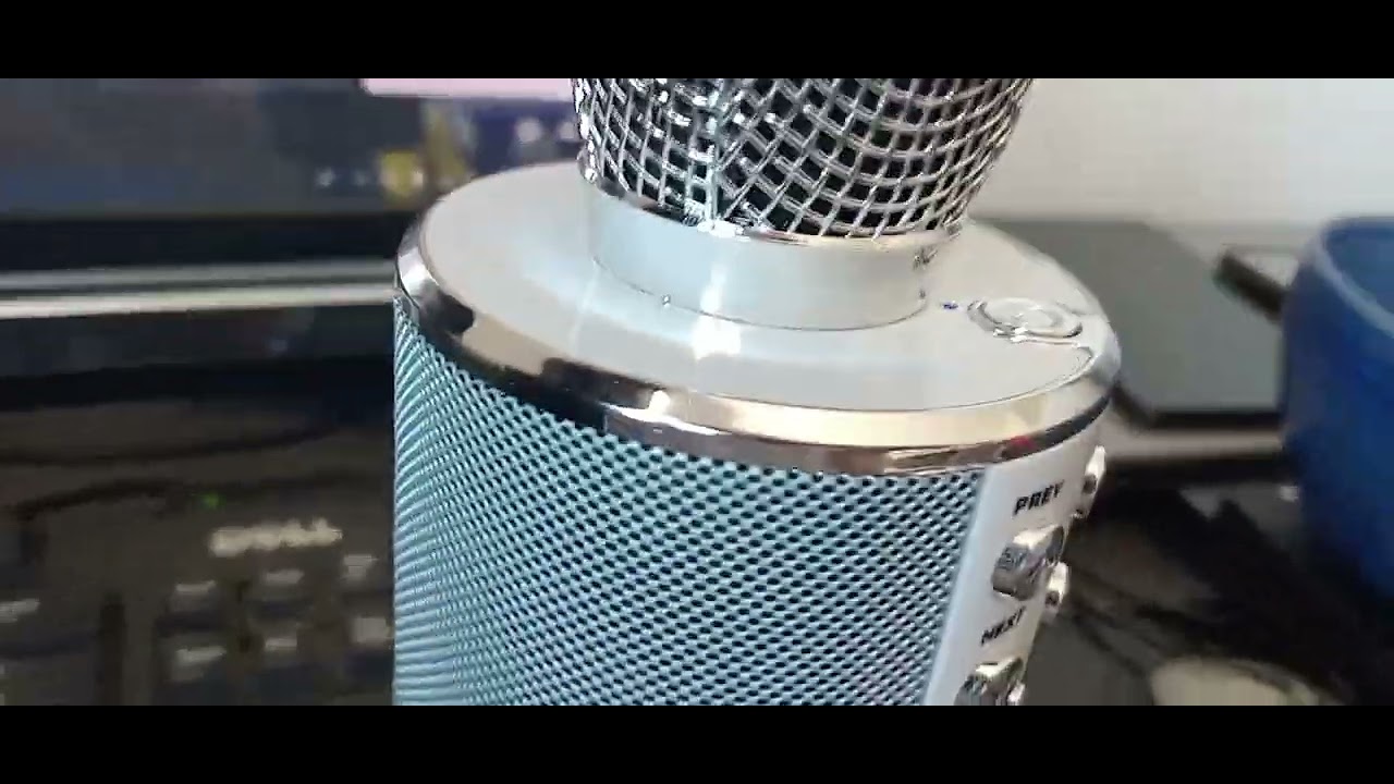 My Wireless Karaoke Bluetooth Microphone Low Battery and Power off ...