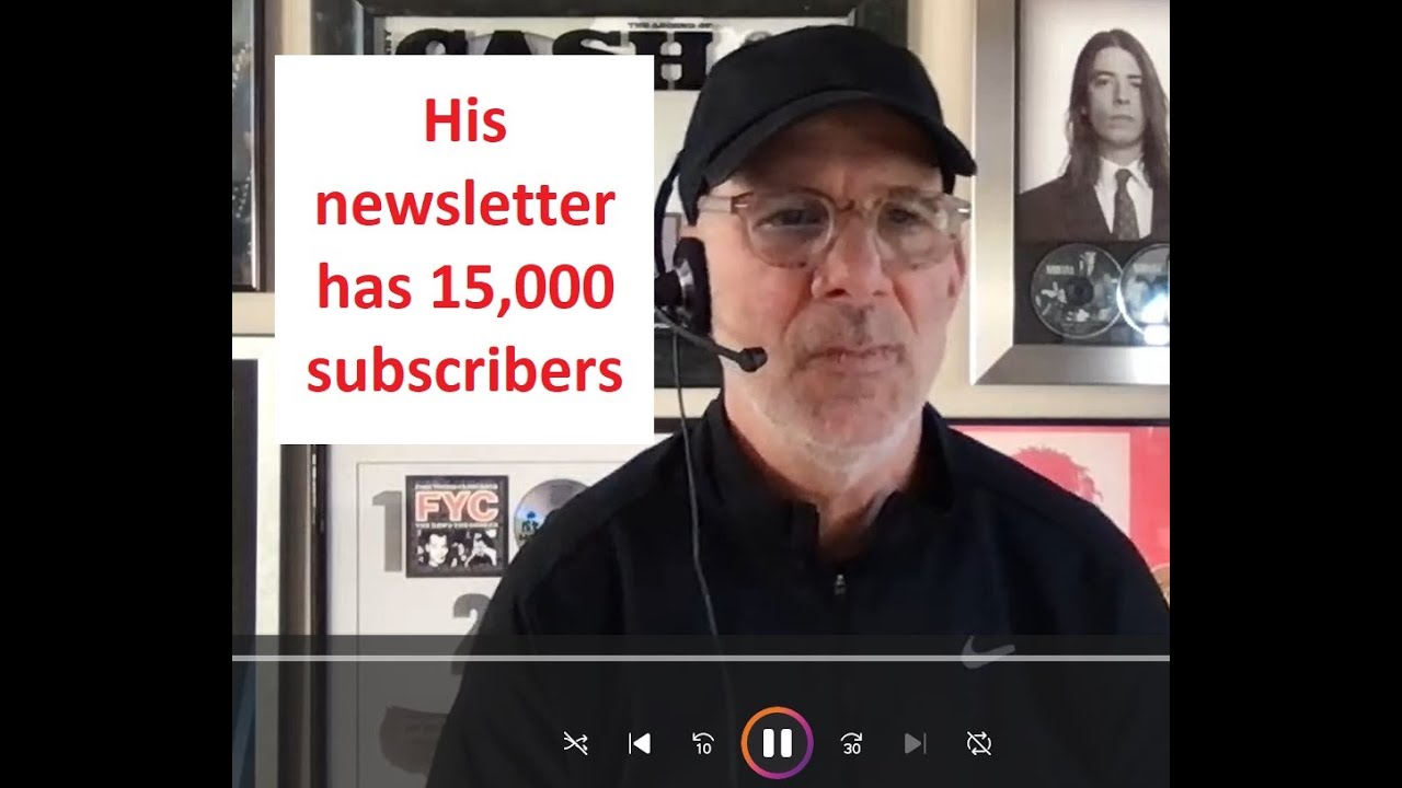 How Jay Gilbert built his influential music industry newsletter - YouTube
