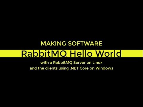 RabbitMQ Hello World - YouTube